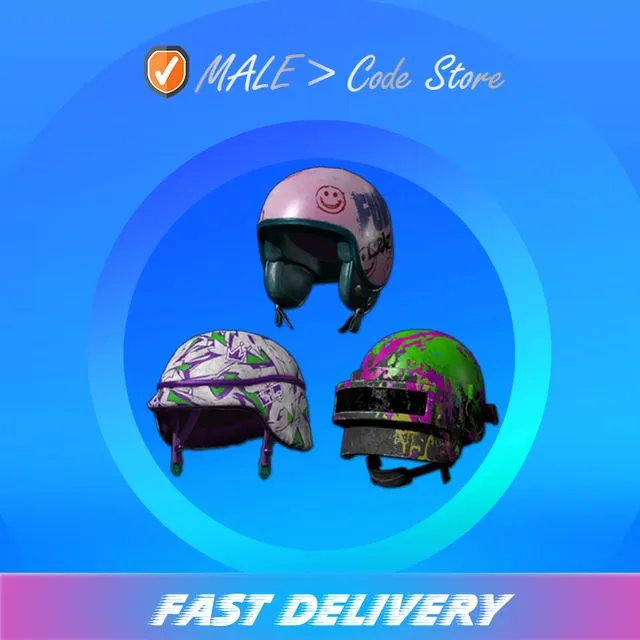 Graffiti Helmet Bundle - PUBG Game Item - Gameflip