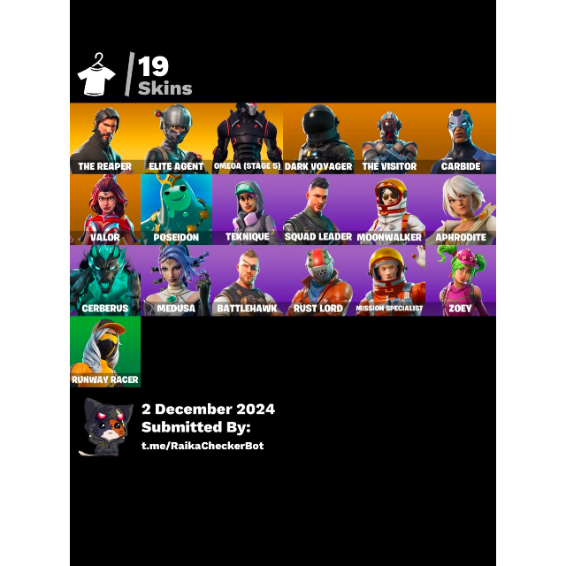 Fortnite reaper nfa account - Fortnite Game Items - Gameflip