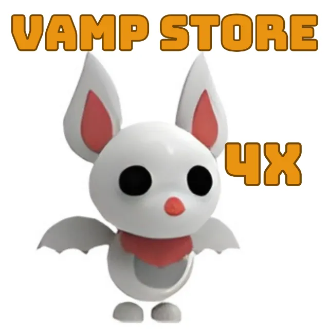 4x ALBINO BAT - Adopt Me Game Item - Gameflip