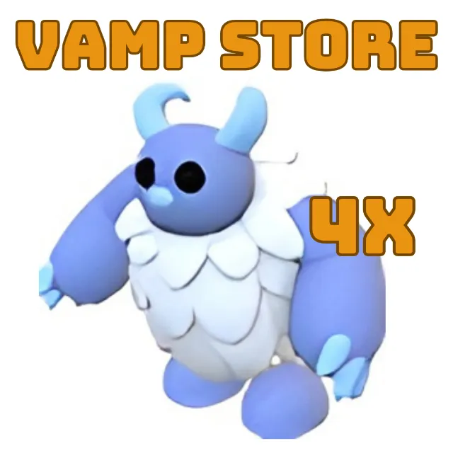 4x YETI - Adopt Me Game Item - Gameflip