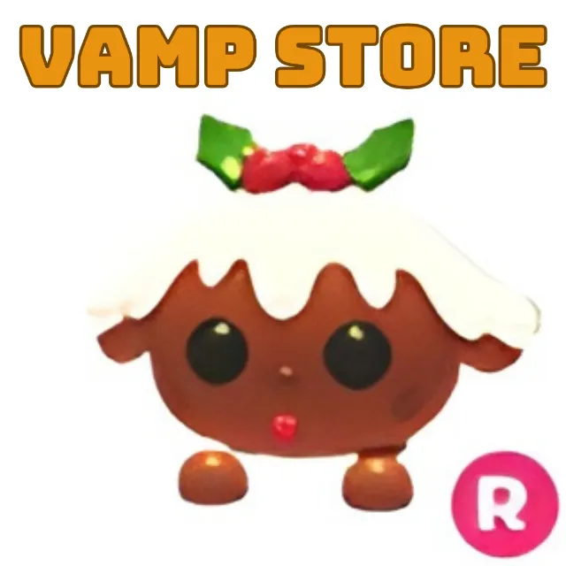 CHRISTMAS PUDDING PUP R - Adopt Me Game Item - Gameflip