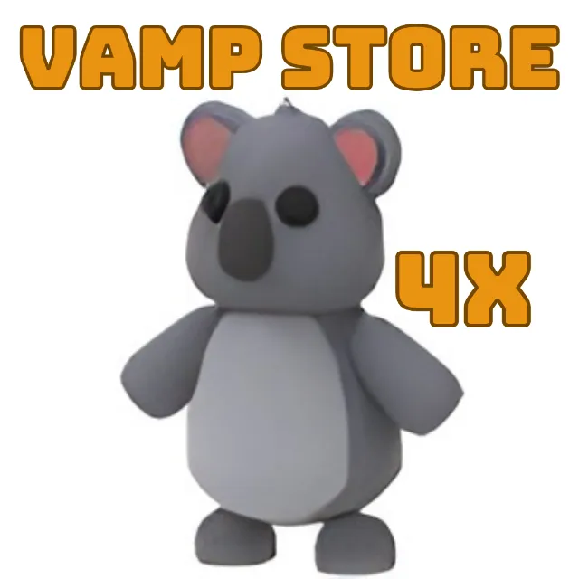 4x KOALA - Adopt Me Game Item - Gameflip