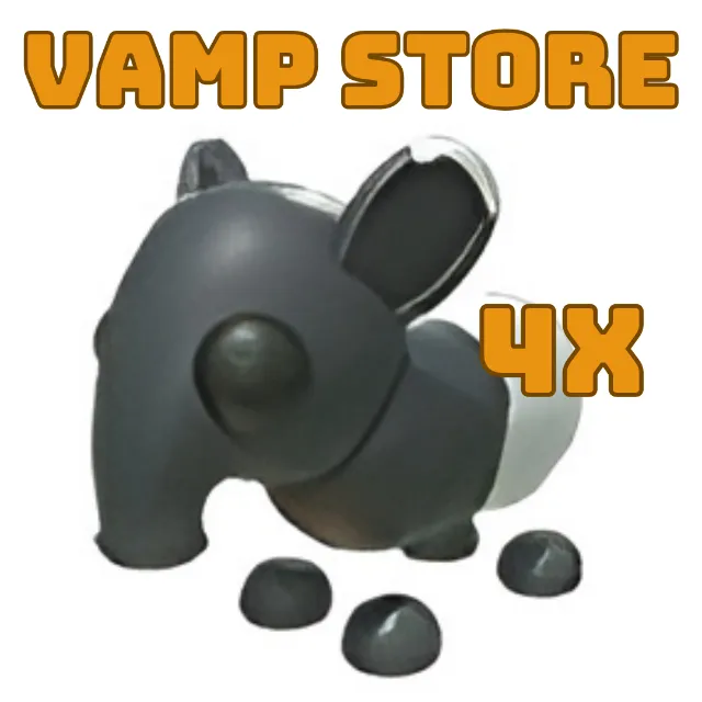 4x Malaysian Tapir - Adopt Me Game Item - Gameflip
