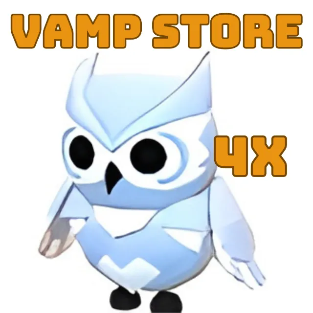 4x SNOW OWL - Adopt Me Game Item - Gameflip