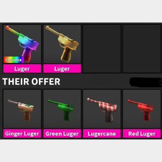 Weapon | Mm2: Full Luger Set - Game Items - Gameflip