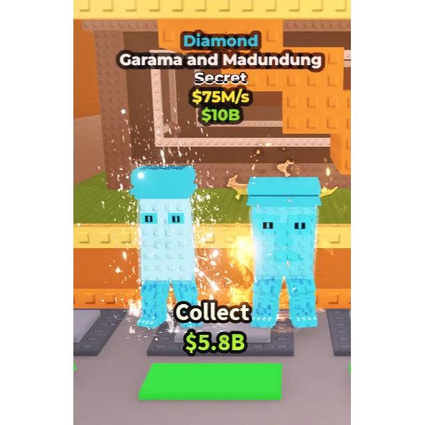 DIAMOND GARAMA AND MADUNDUNG 75M/S - Steal a Brainrot Game Item - Gameflip