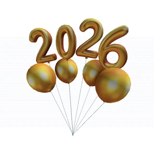 $6 Roblox Gift Card + 2026 Golden Party Balloons (Instant Delivery ...