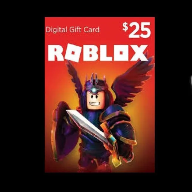 $25.00 Roblox Gift Card - Cartões de Presente - Gameflip