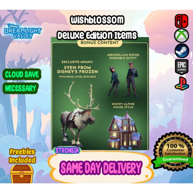 Wishblossom Deluxe Edition Items|| Disney Dreamlight Valley || DDV DLC ...