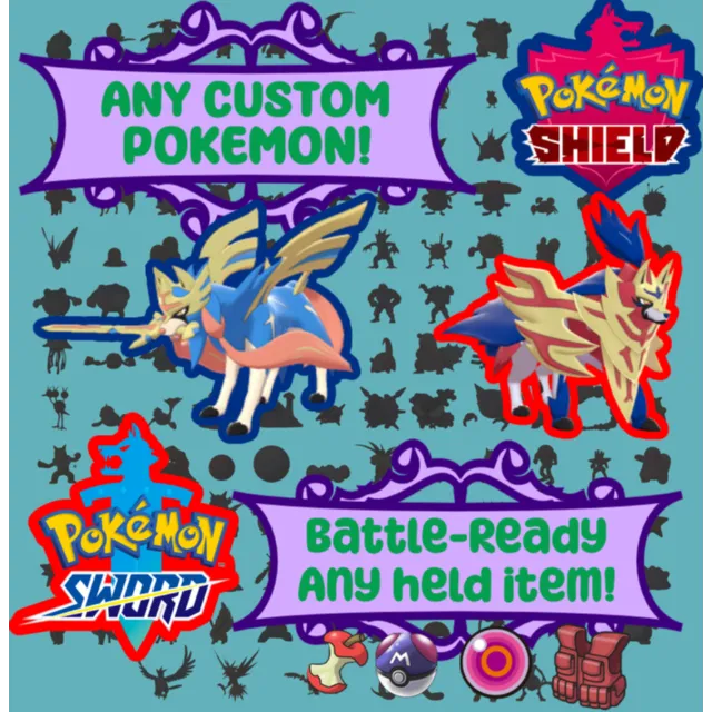 Choose Any 1 Legal Pokemon {Max IVs/EVs, Shiny, Ability, Battle Ready ...