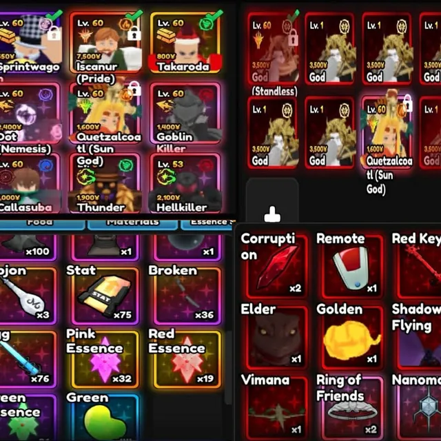 Anime Vanguard account have 6 monarch + Dio Shiny monarch Seri 1515 ...