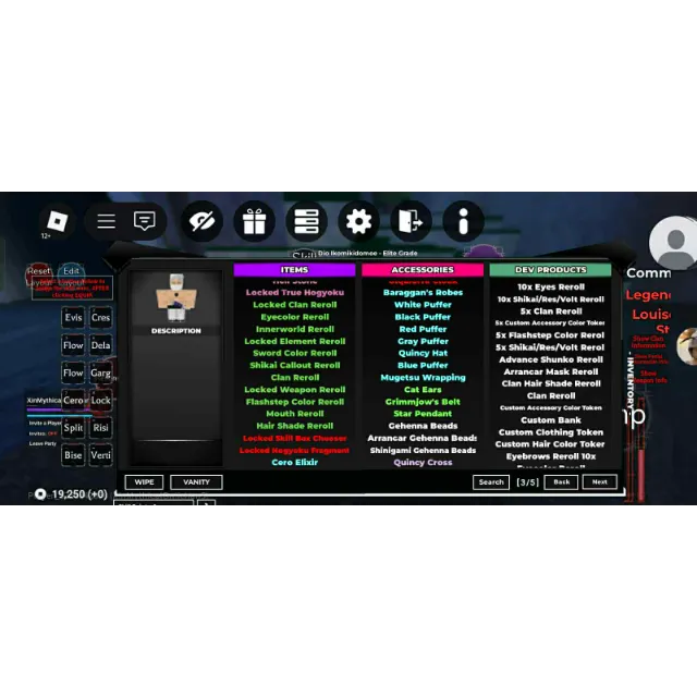 Type Soul Game Account | True Vamp + True Vastoca + Bulk Item - Type ...