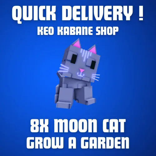 8X MOONCAT GROW A GARDEN - Game Item - Gameflip