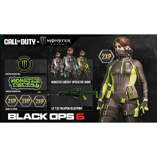 MONSTER ENERGY PACK COD BO 6 / Black Ops 6 Automatic delivery - Other ...