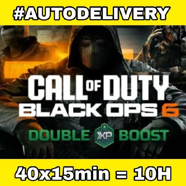 Call of Duty Black Ops 6 Double XP Boost 10 Hours (15 min x 40) - Other Games - Gameflip