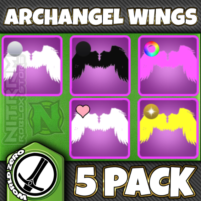 WZ - Archangel Wings - 5x Pack - World Zero Artículos del Juego - Gameflip