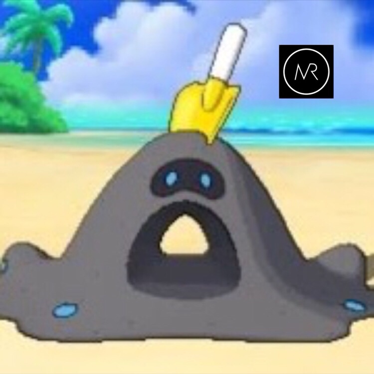 Shiny 6IV Sandygast w/ Egg Move Pokemon Sun and Moon 3DS Nintendo Alola ...