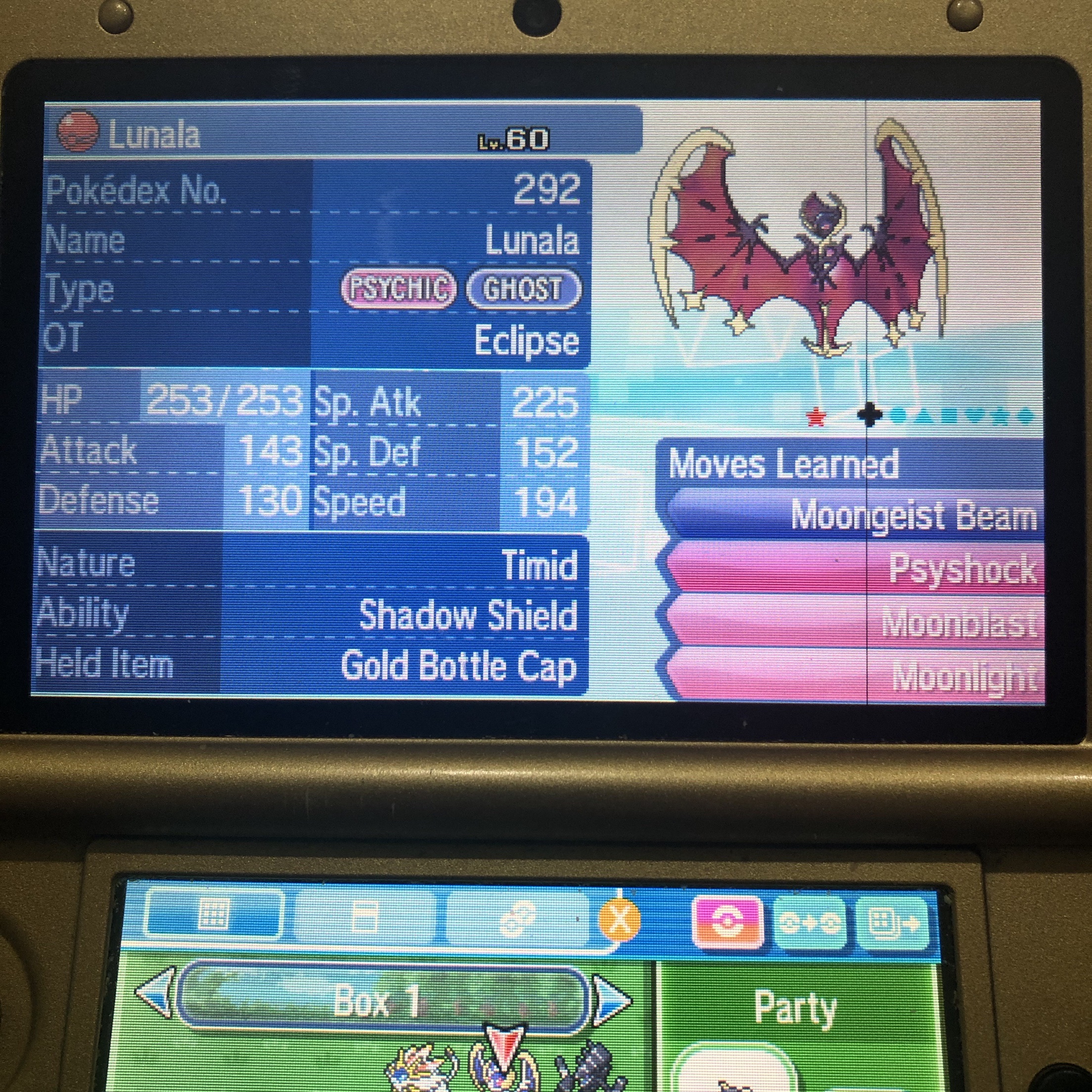 All Three Alolan Event Shiny Legendary Pokemon Ultra Sun Ultra Moon Sun ...