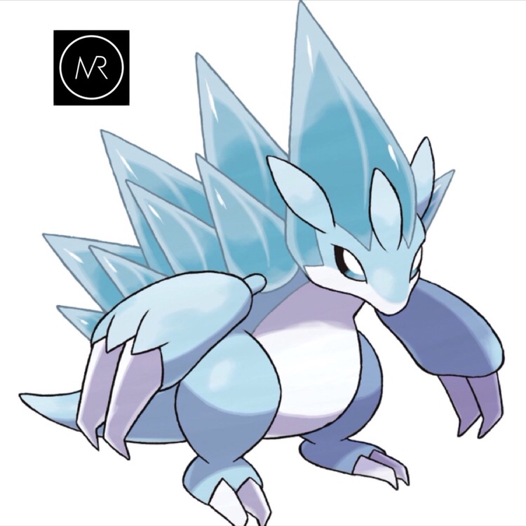 Shiny 6IV Alolan Sandslash Pokemon Sun and Moon 3DS Nintendo Alola ...