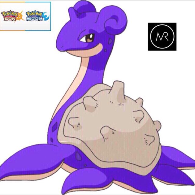 Shiny 6IV Lapras Pokemon Sun and Moon 3DS Nintendo Alola Alolan ...