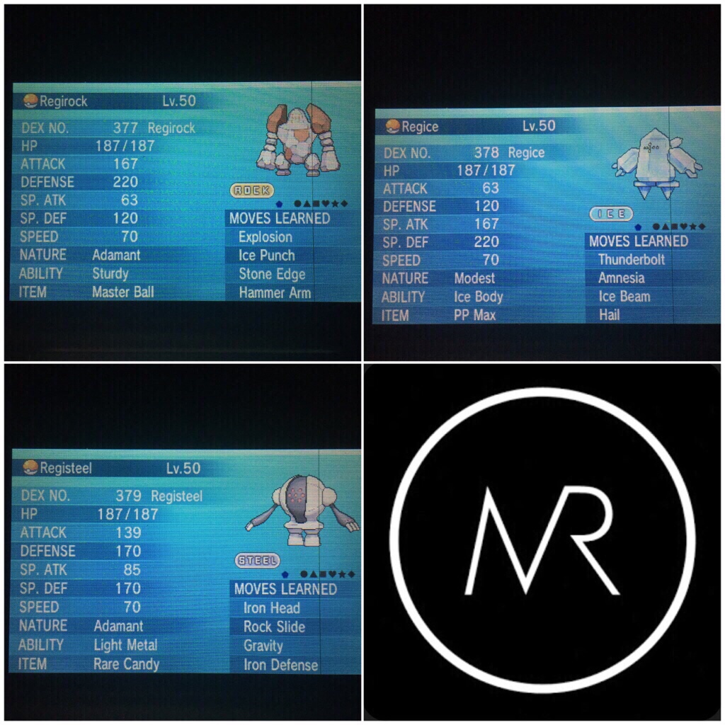 Special Pokebank Regi Trio Pokemon X, Y, Omega Ruby & Alpha Sapphire ...