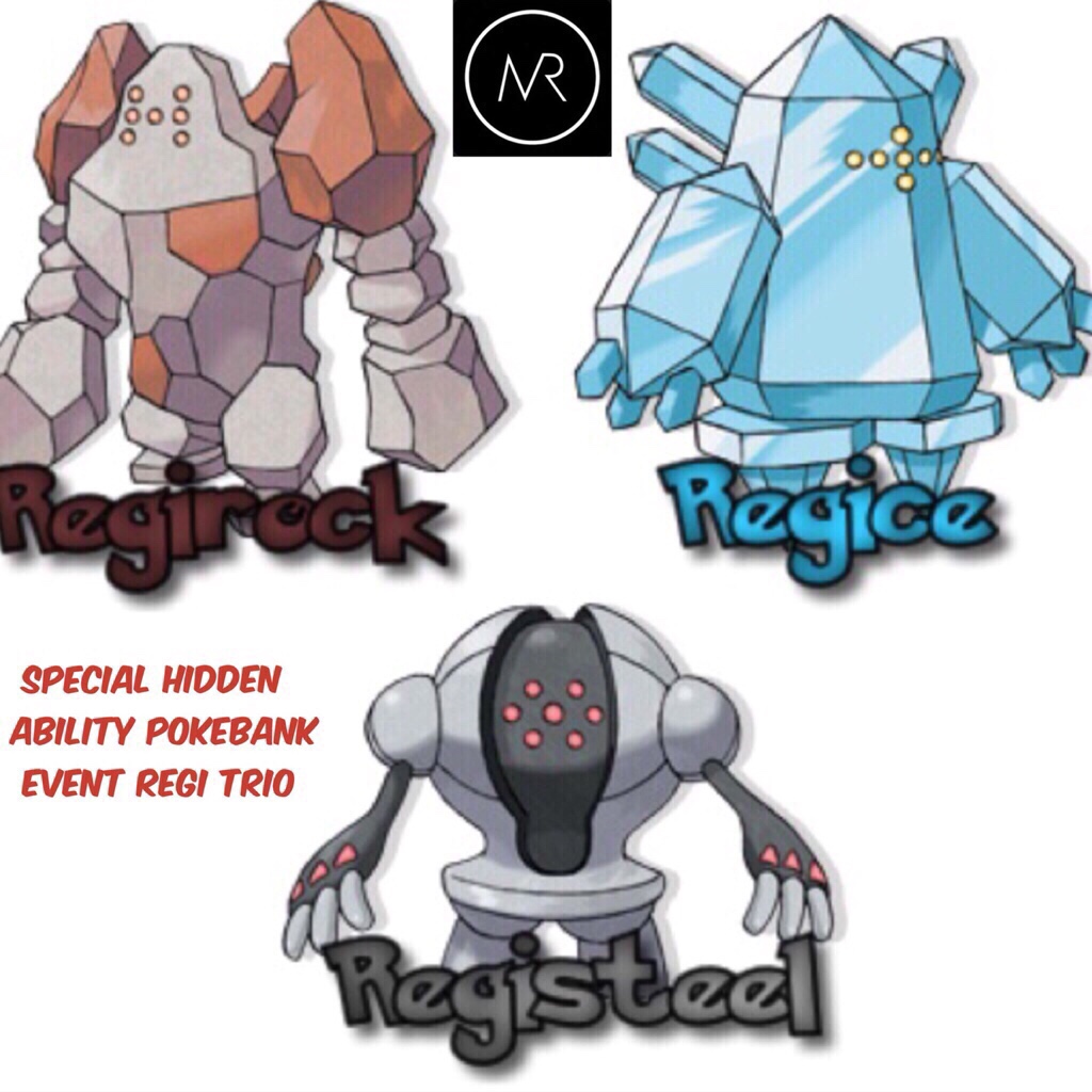 Special Pokebank Regi Trio Pokemon X, Y, Omega Ruby & Alpha Sapphire ...