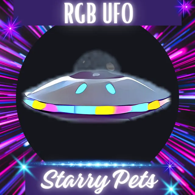 RGB UFO - Adopt Me Game Item - Gameflip