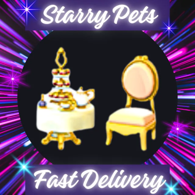 Tea Party Set - Adopt Me Game Item - Gameflip