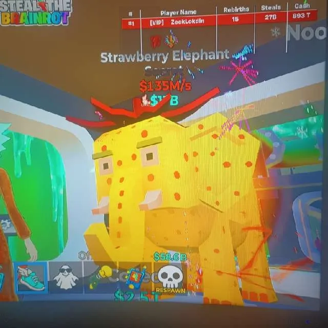 Strawberry Elephant 2xT - Fortnite Game Item - Gameflip