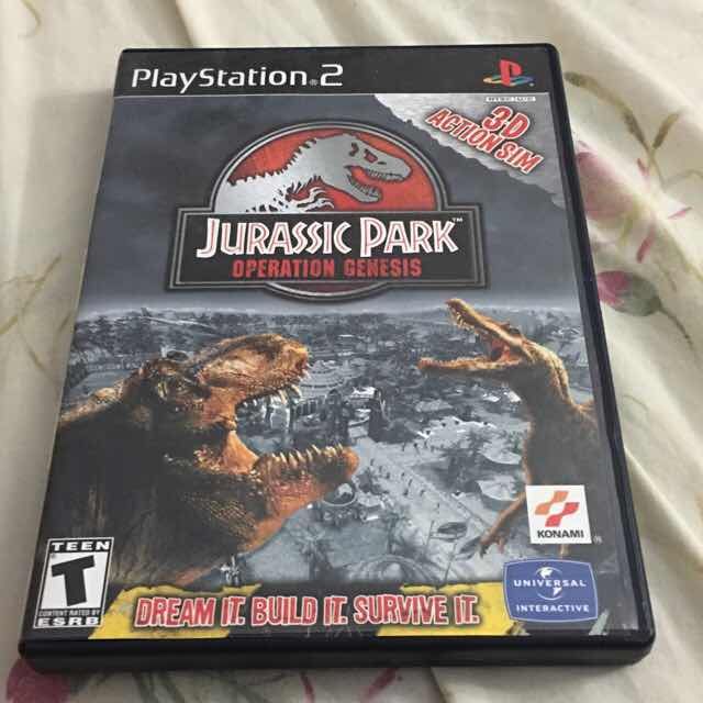 Jurassic Park: Operation Genesis Case and Manual Complete - PS2 Games ...