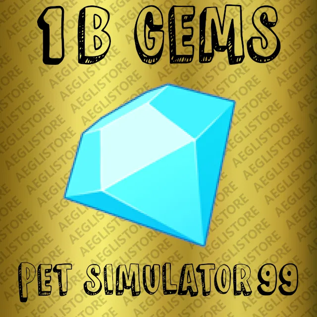 1B GEMS PET SIMULATOR 99 PS99 - Game Item - Gameflip