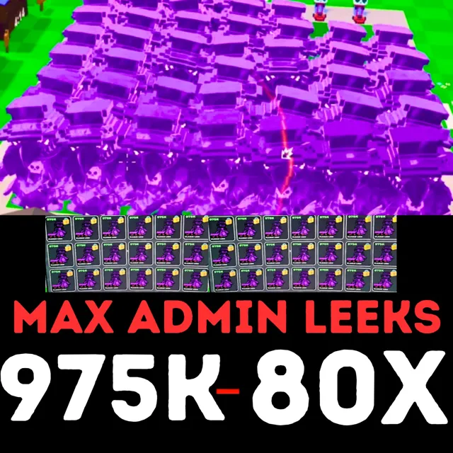 80x MAX ADMIN LEEKS - Fortnite Game Item - Gameflip