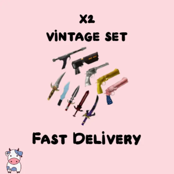 x2 Vintage Set - Roblox Game Items - Gameflip