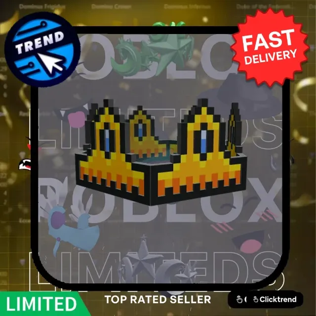 Limited | [8BRC] 8-Bit Royal Crown - Roblox Game Item - Gameflip