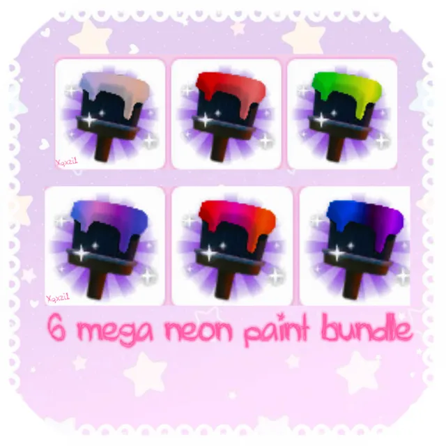 mega neon paint bundle - Adopt Me! Game Item - Gameflip