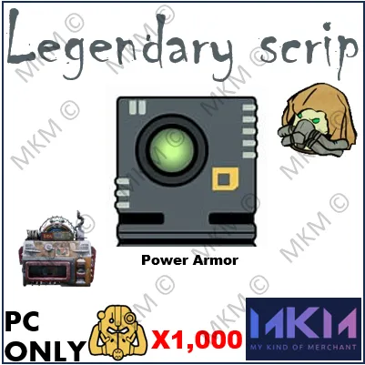 X1,000 Legendary Scrip - Fallout 76 Game Items - Gameflip