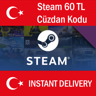60 TL Steam Gift Card TURKEY - INSTANT DELIVERY - Steam Gift Cards ...