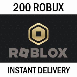200 ROBUX - GLOBAL - INSTANT DELIVERY - Roblox Gift Cards - Gameflip