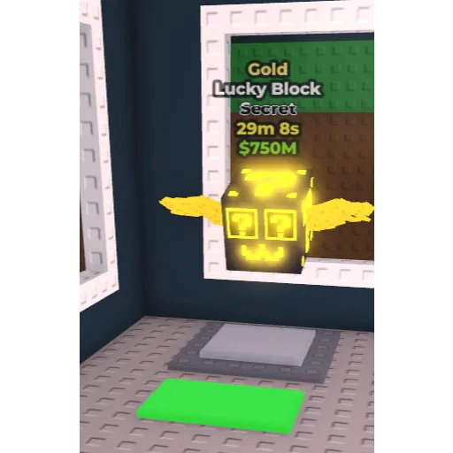 GOLD SECRET LUCKY BLOCK - Steal a Brainrot Game Item - Gameflip