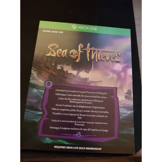 Sea of Thieves Ferryman Clothing Set DLC (Add-on) Xbox One - XBox One ...