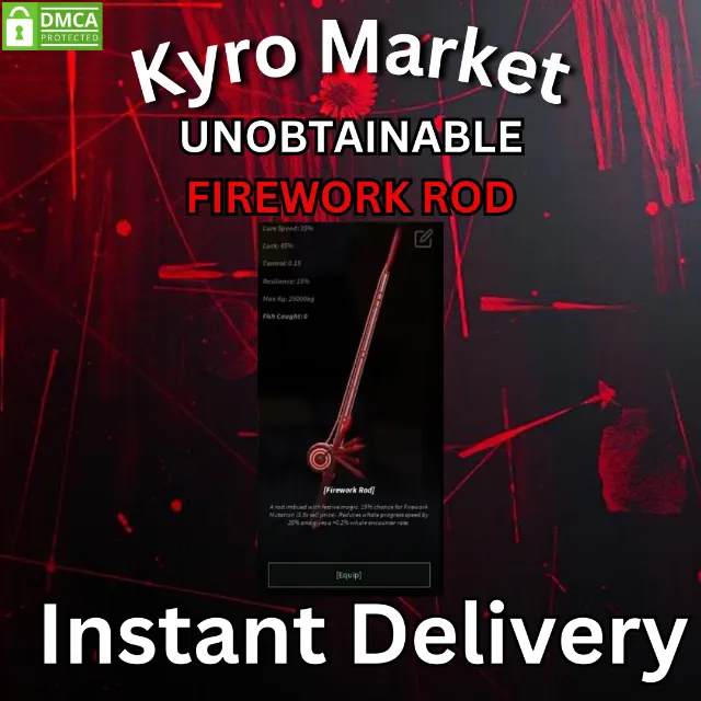 Unobtainable Firework Rod|Fisch - Fisch Game Item - Gameflip