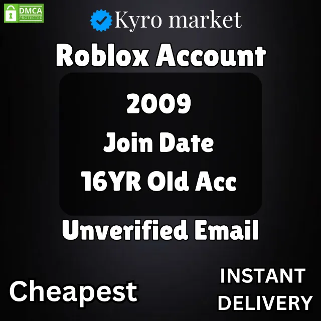 2009 Roblox Account Unverified Email|Roblox Account - Roblox Game ...