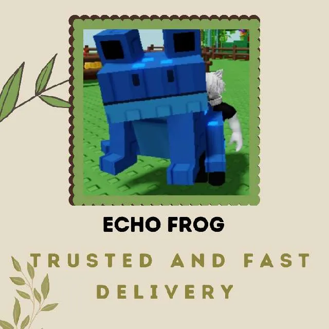 ECHO FROG - Grow a Garden Game Item - Gameflip