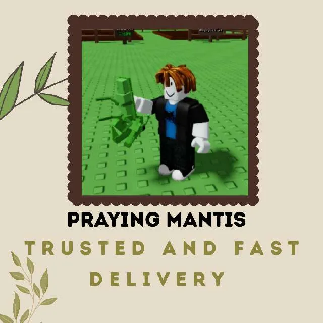 PRAYING MANTIS - Grow a Garden Game Item - Gameflip