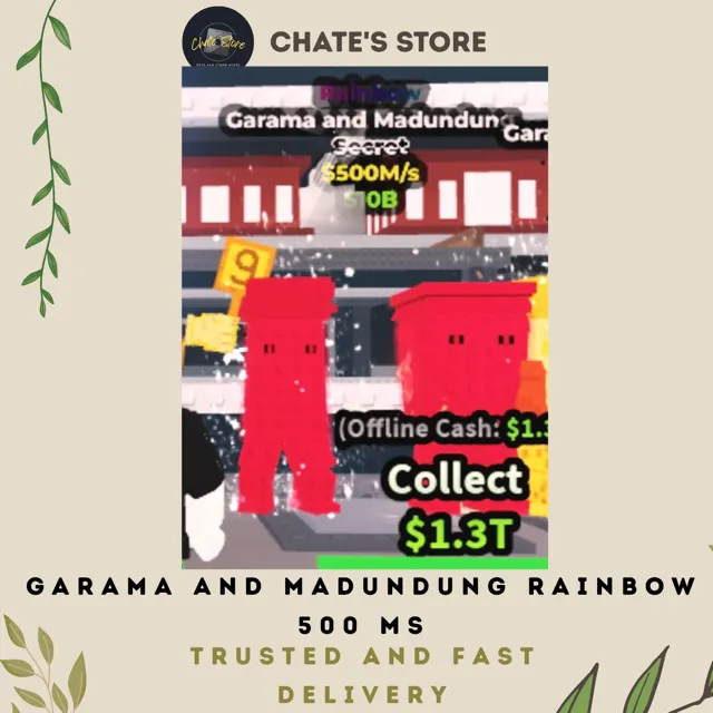 GARAMA AND MADUNDUNG - Steal a Brainrot Game Item - Gameflip