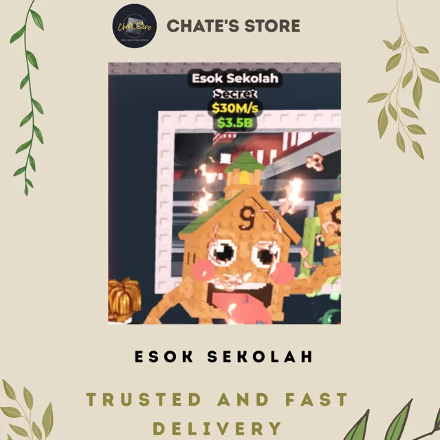 ESOK SEKOLAH - Steal a Brainrot Game Item - Gameflip