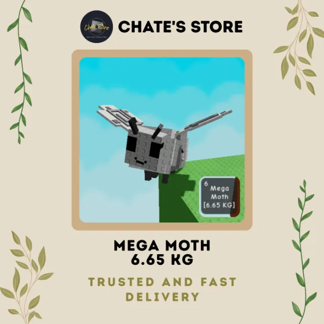 MEGA MOTH - Grow a Garden Game Item - Gameflip