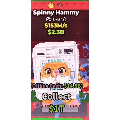 SAB Base Spinny Hammy 153m/s - Steal a Brainrot Game Item - Gameflip