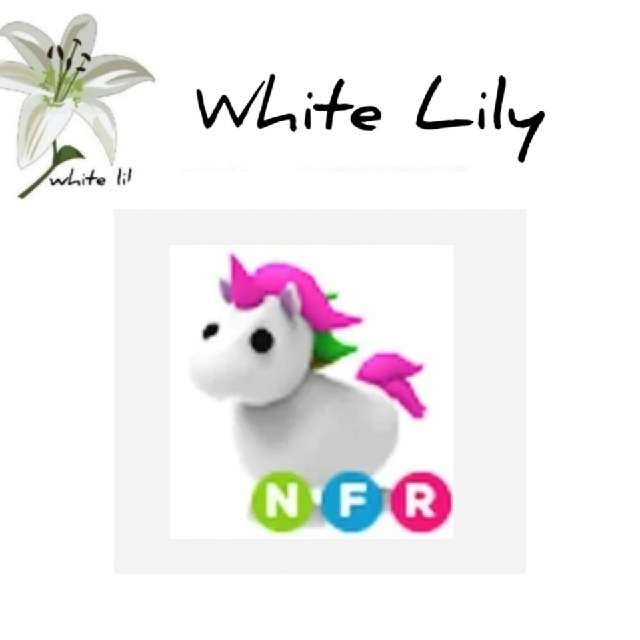 NFR Unicorn - Adopt Me Game Items - Gameflip
