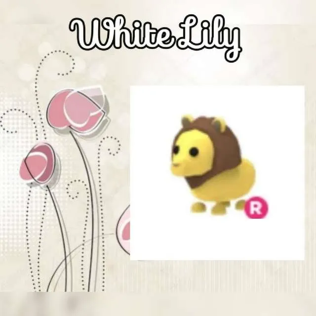 R Lion - Adopt Me Game Item - Gameflip